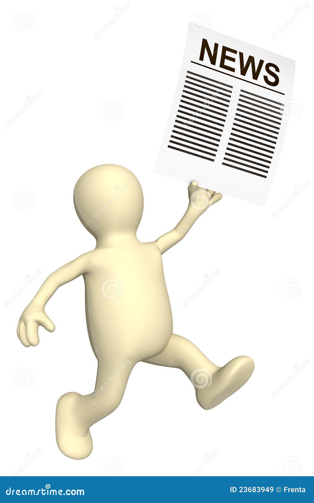 Happy news stock illustration. Illustration of happy - 23683949