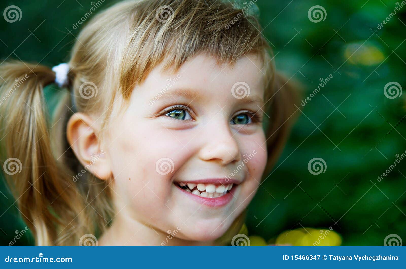 Happy nice girl close-up stock image. Image of healthy - 15466347