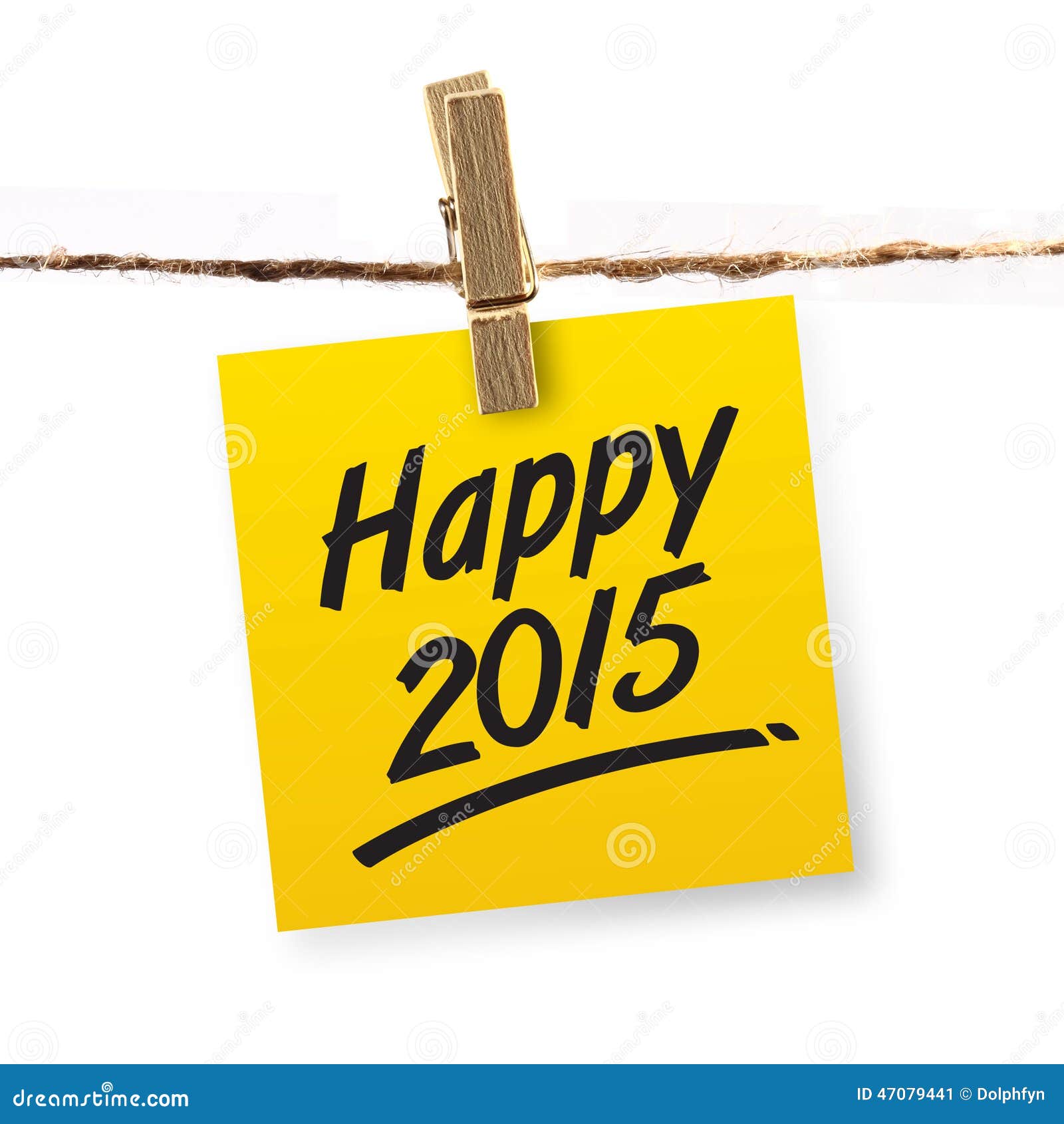 Happy 2015 stock image. Image of note, marker, year, font - 47079441