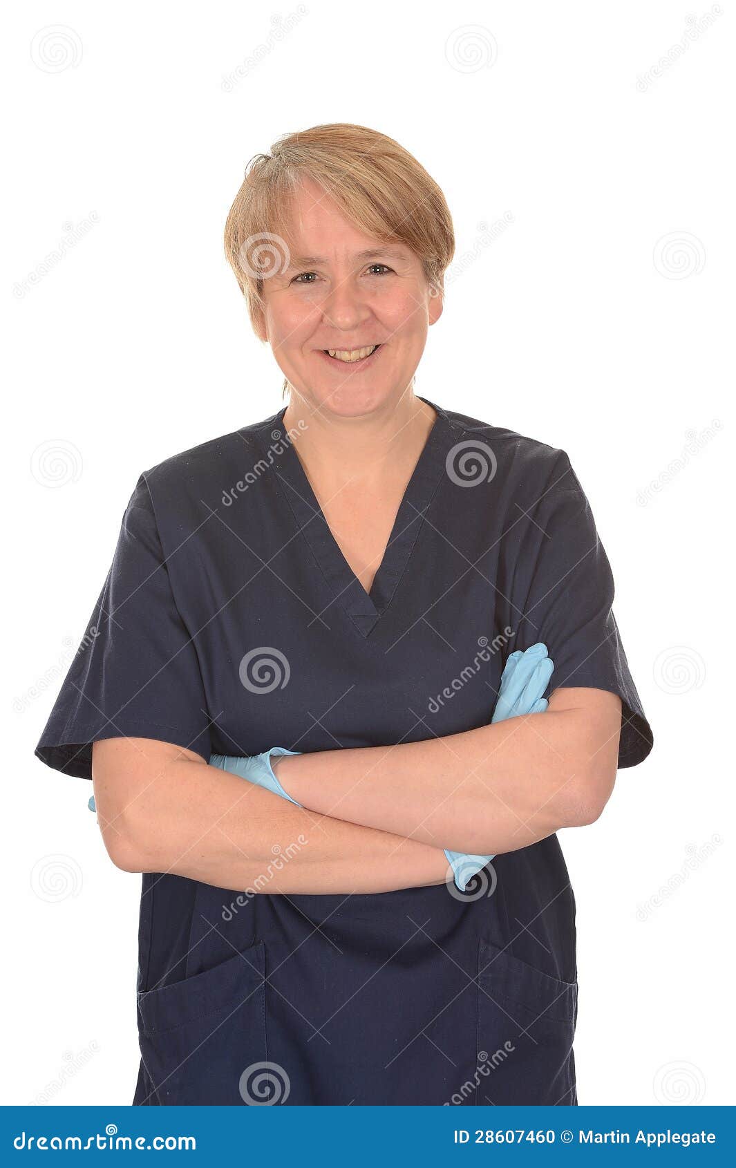 Happy nurse stock photo. Image of female, aged, worker - 28607460