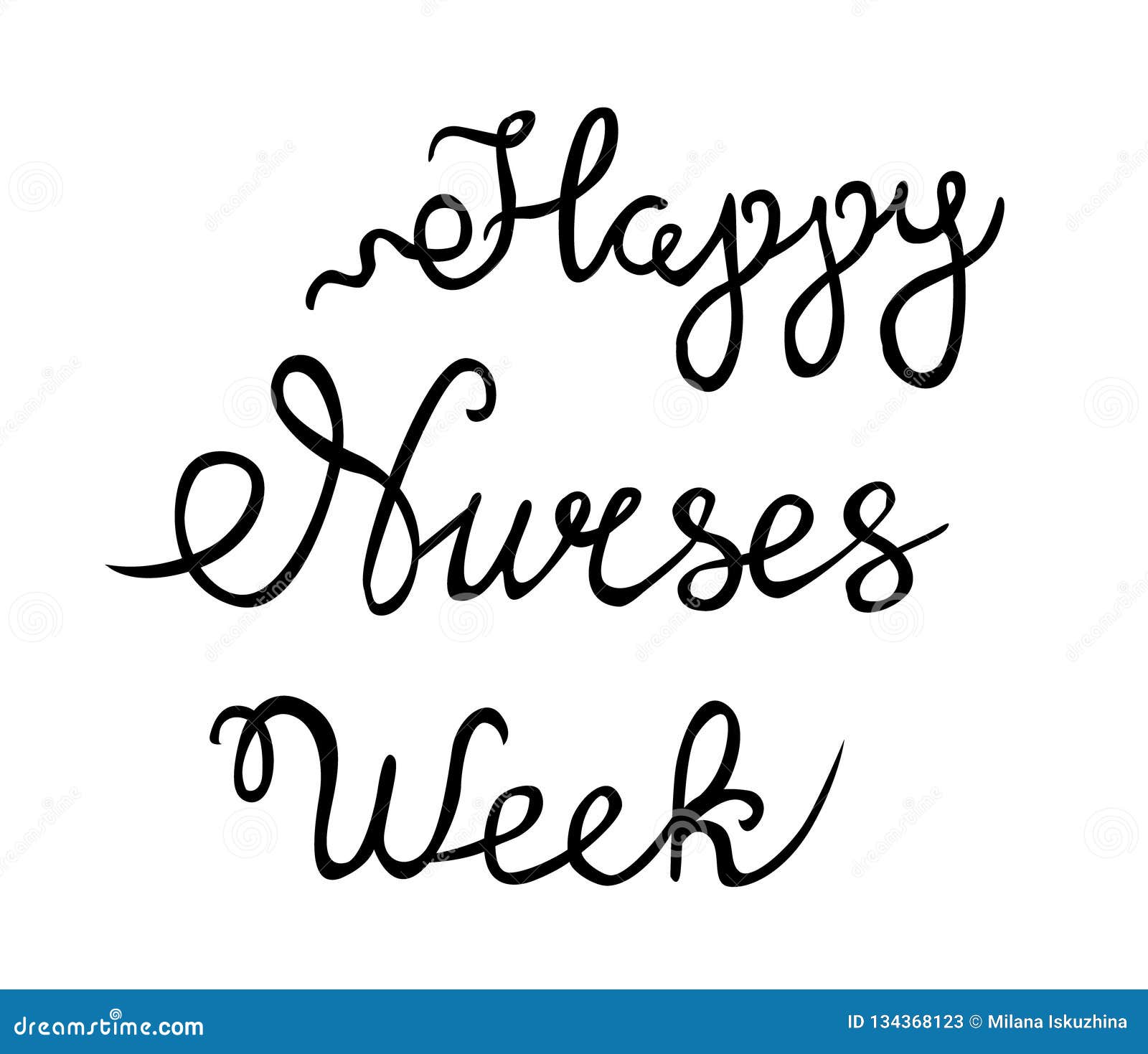 Happy Nurses Week Vector, Hand Lettered Happy Nurses Week Vector Stock ...
