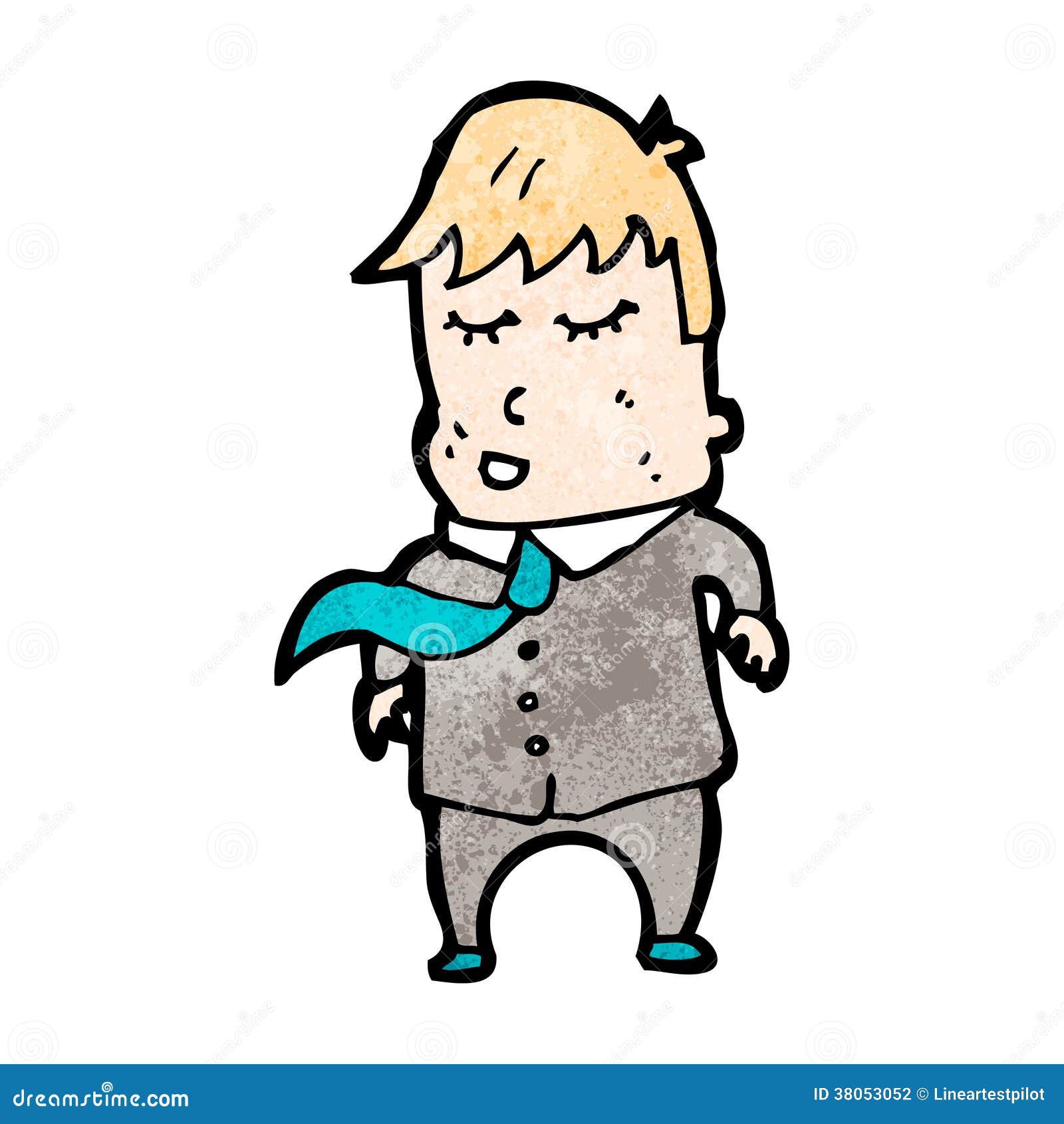 Happy Office Worker Cartoon Stock Vector - Illustration of happy ...