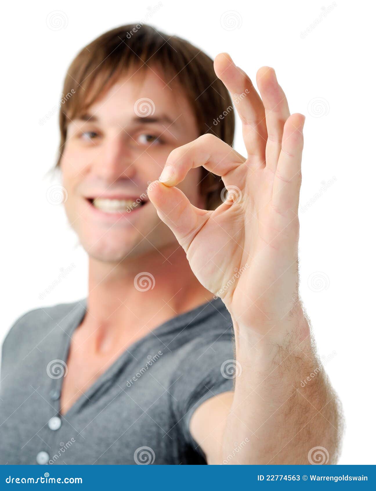 Happy ok sign stock image. Image of confident, cool, beautiful - 22774563
