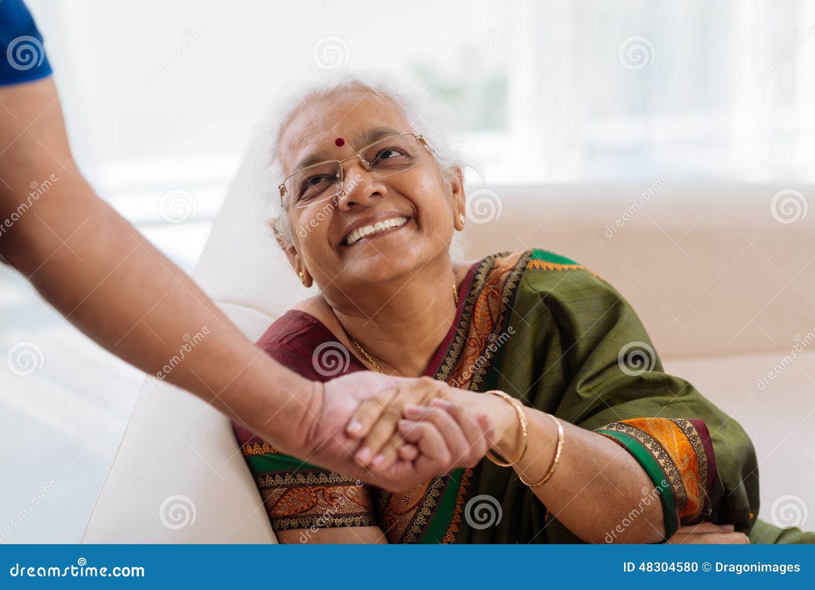 Happy old lady stock photo. Image of gray, indian, emotion - 48304580