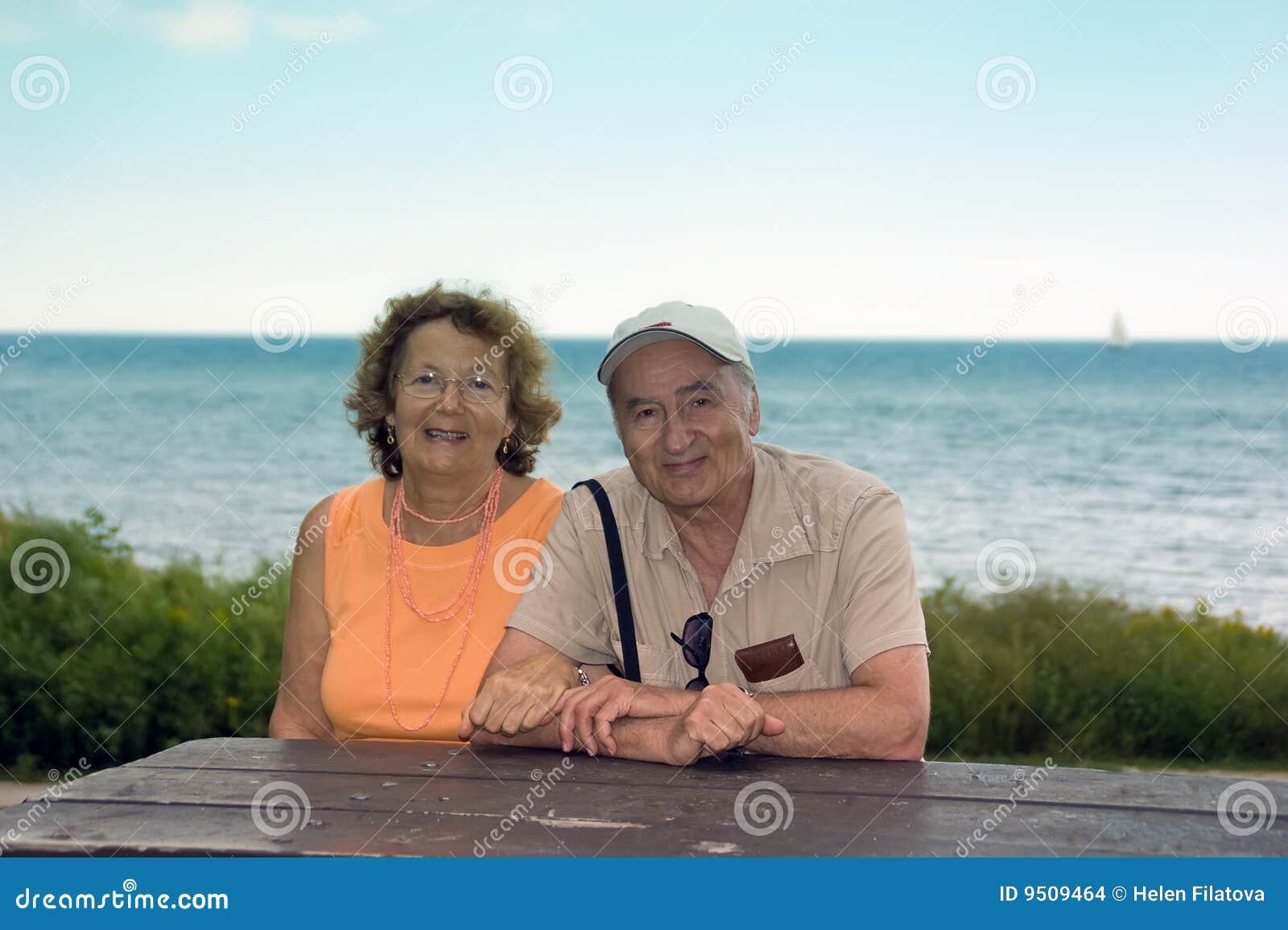 Happy Older Couple stock photo. Image of retiree, loving - 9509464