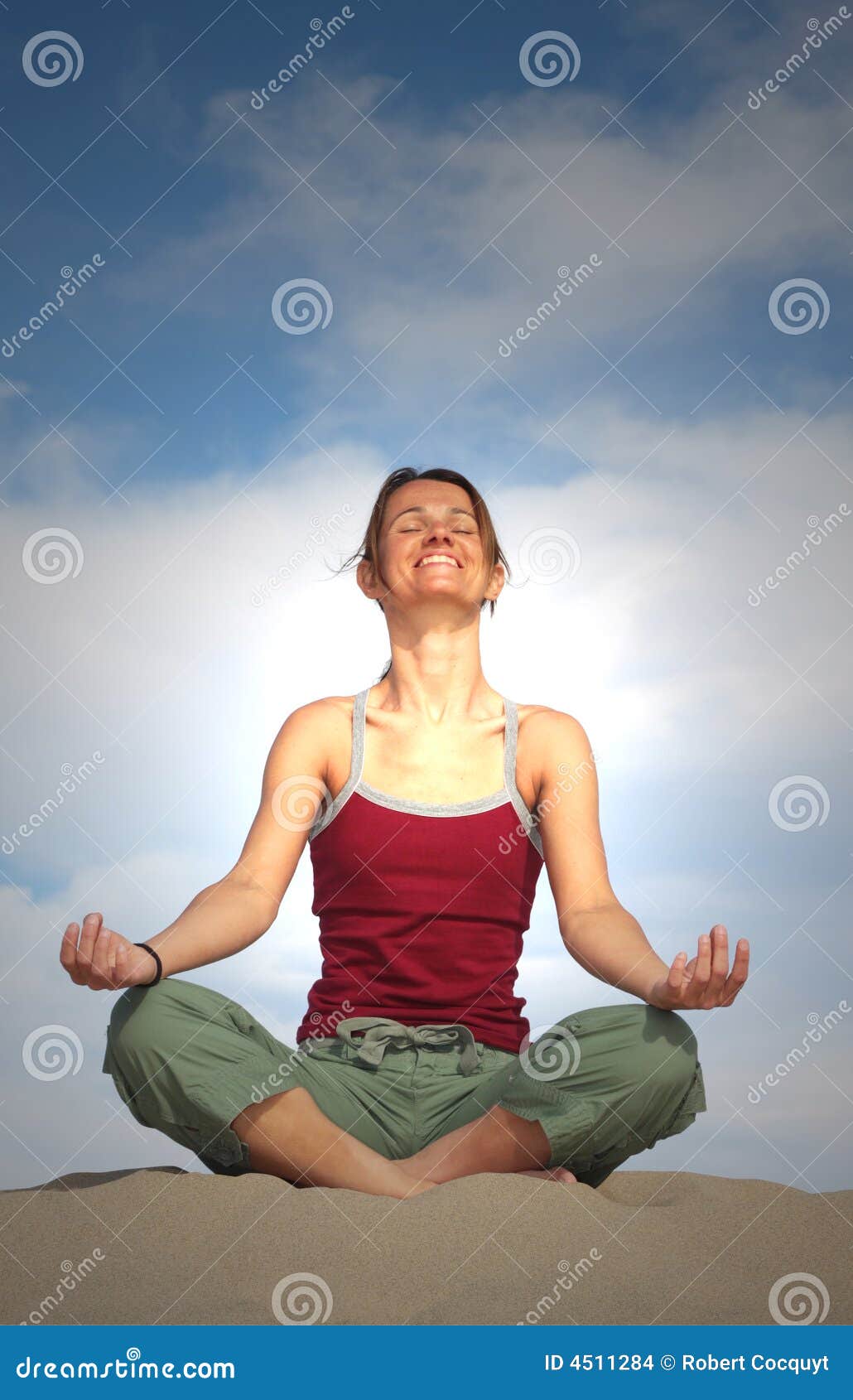 Happy Om stock photo. Image of concentration, relaxation - 4511284