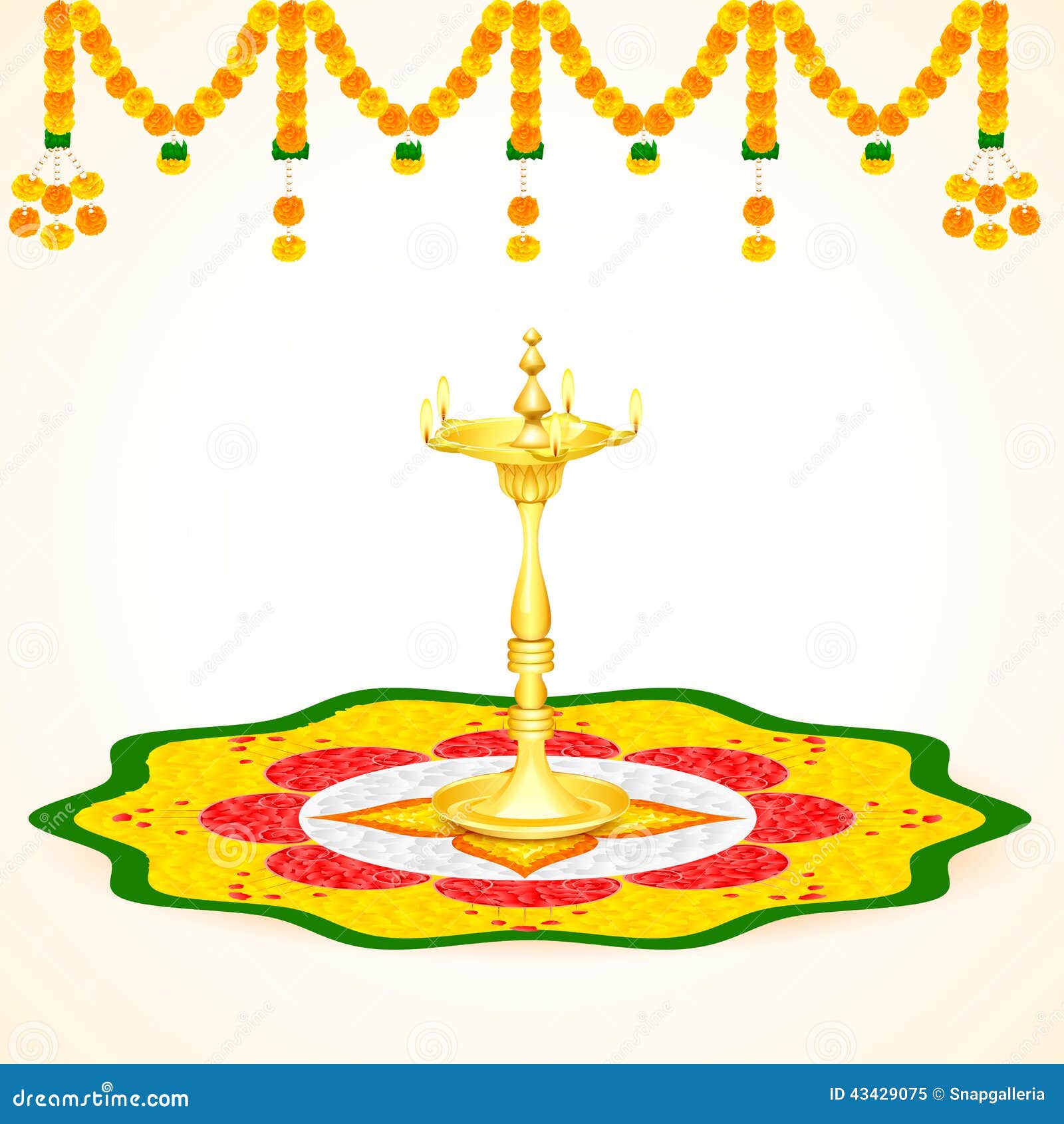 Pookalam Cartoons, Illustrations & Vector Stock Images - 29 Pictures to ...