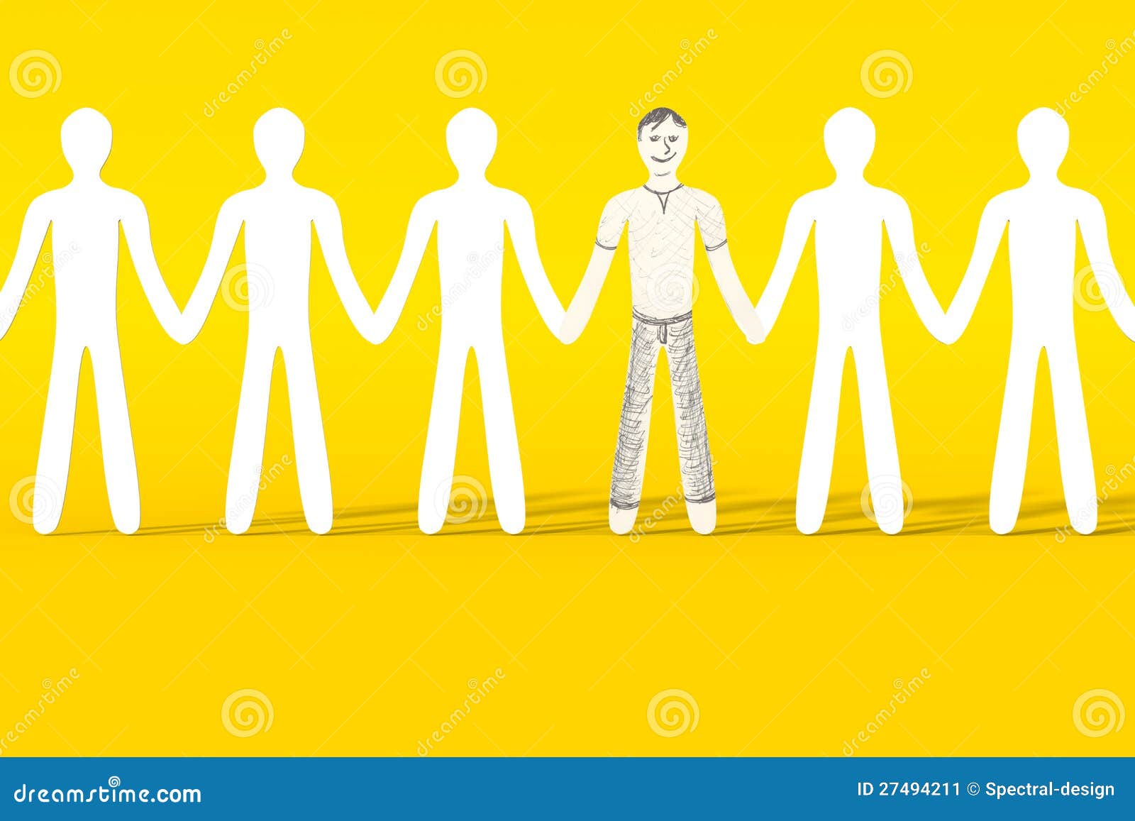 Happy one stock illustration. Illustration of collective - 27494211
