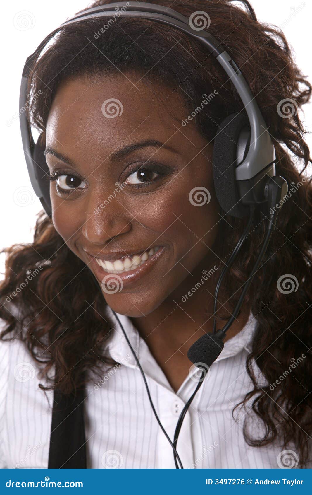 Happy order taker ready stock photo. Image of happy, attractive - 3497276