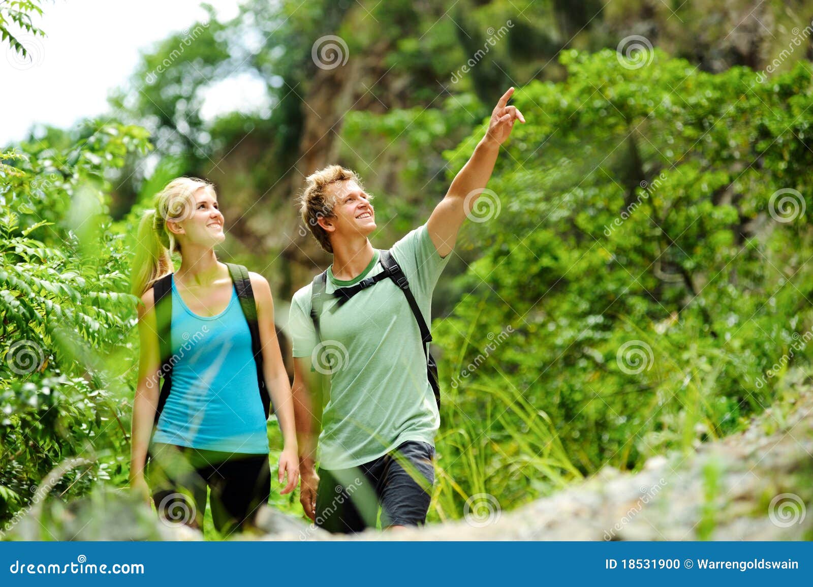 Happy outdoor couple stock photo. Image of caucasian - 18531900