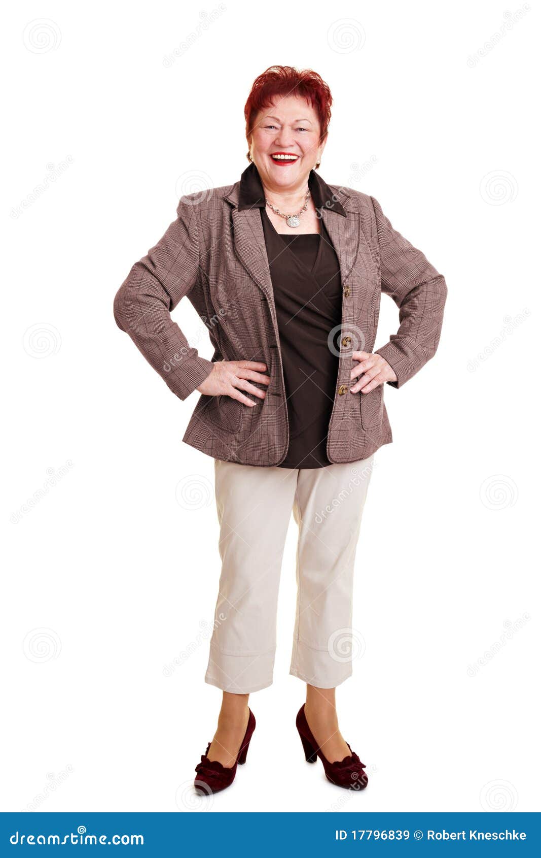 Happy overweight woman stock image. Image of head, laugh - 17796839