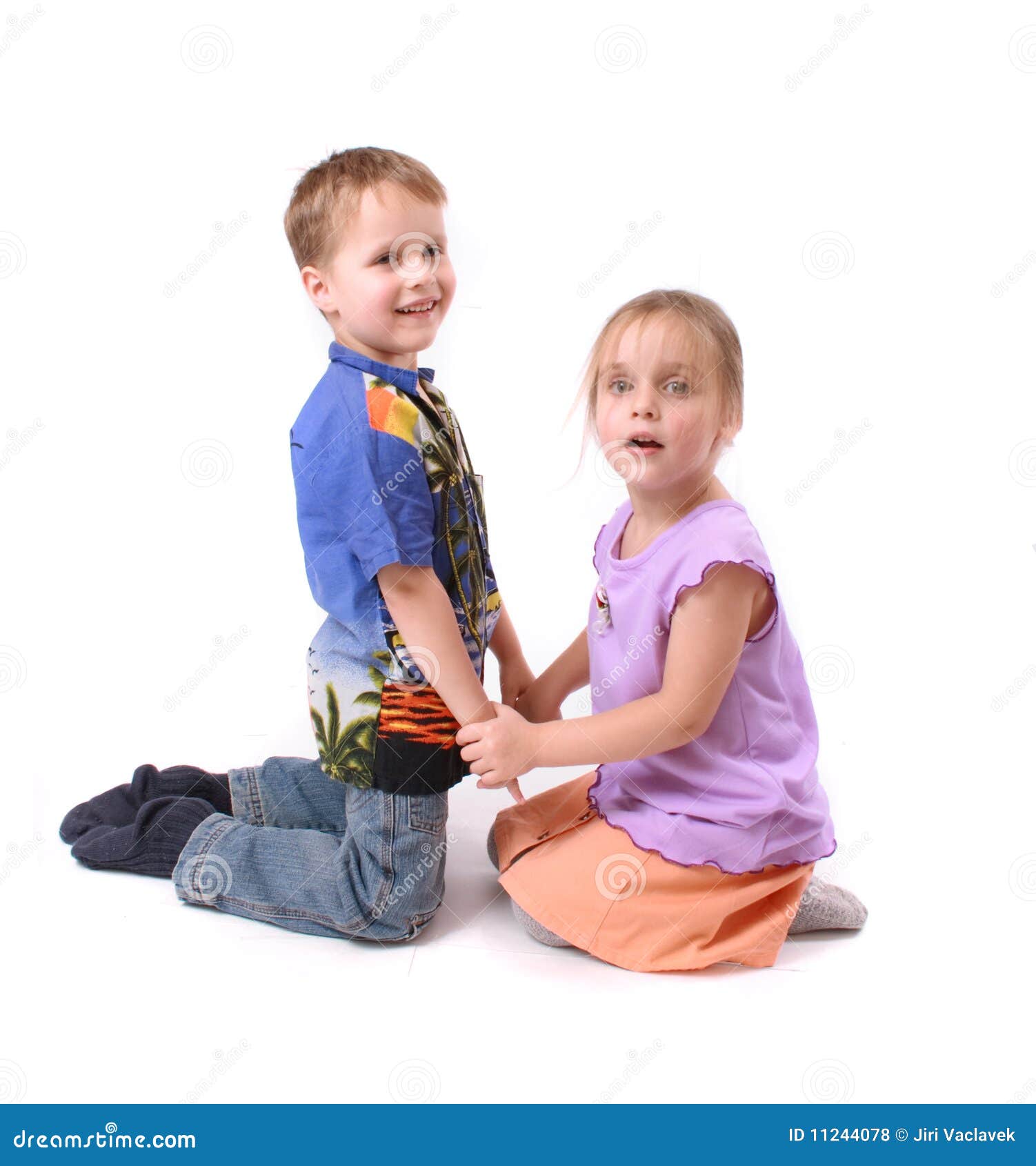 Happy pair stock photo. Image of pleased, love, childhood - 11244078