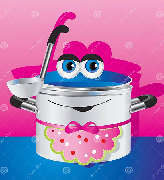 Happy pan stock vector. Illustration of kitchenware, cheerful - 24019098