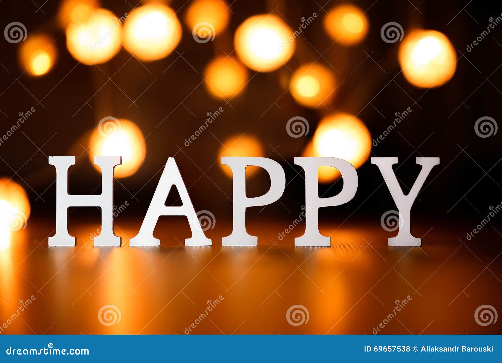 Happy - Paper Letters on Background Stock Photo - Image of glowing ...