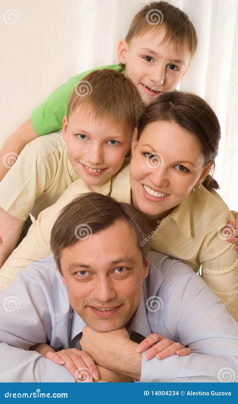 Happy Parents with Children Stock Photo - Image of life, eyes: 14004234