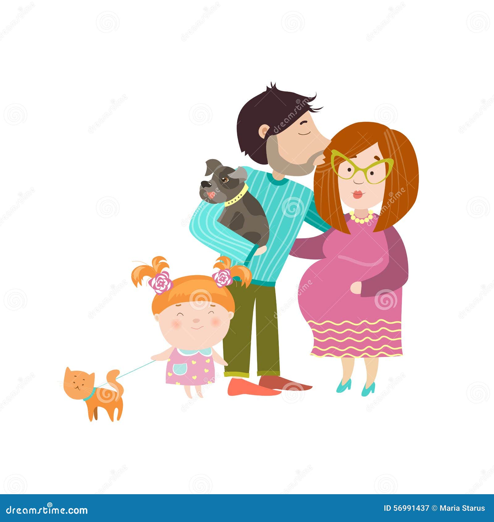 Pregnant Belly Vector Icon, Cartoon Style | CartoonDealer.com #81119699