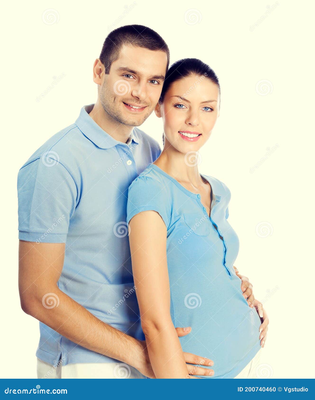 Happy Parents Waiting Child Stock Photo - Image of expecting, caucasian ...