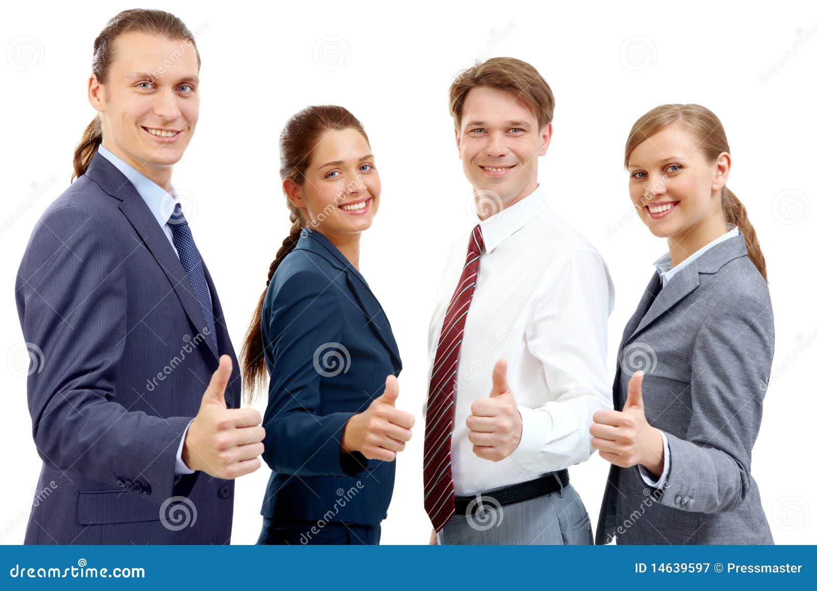 Happy partners stock image. Image of businesswoman, group - 14639597
