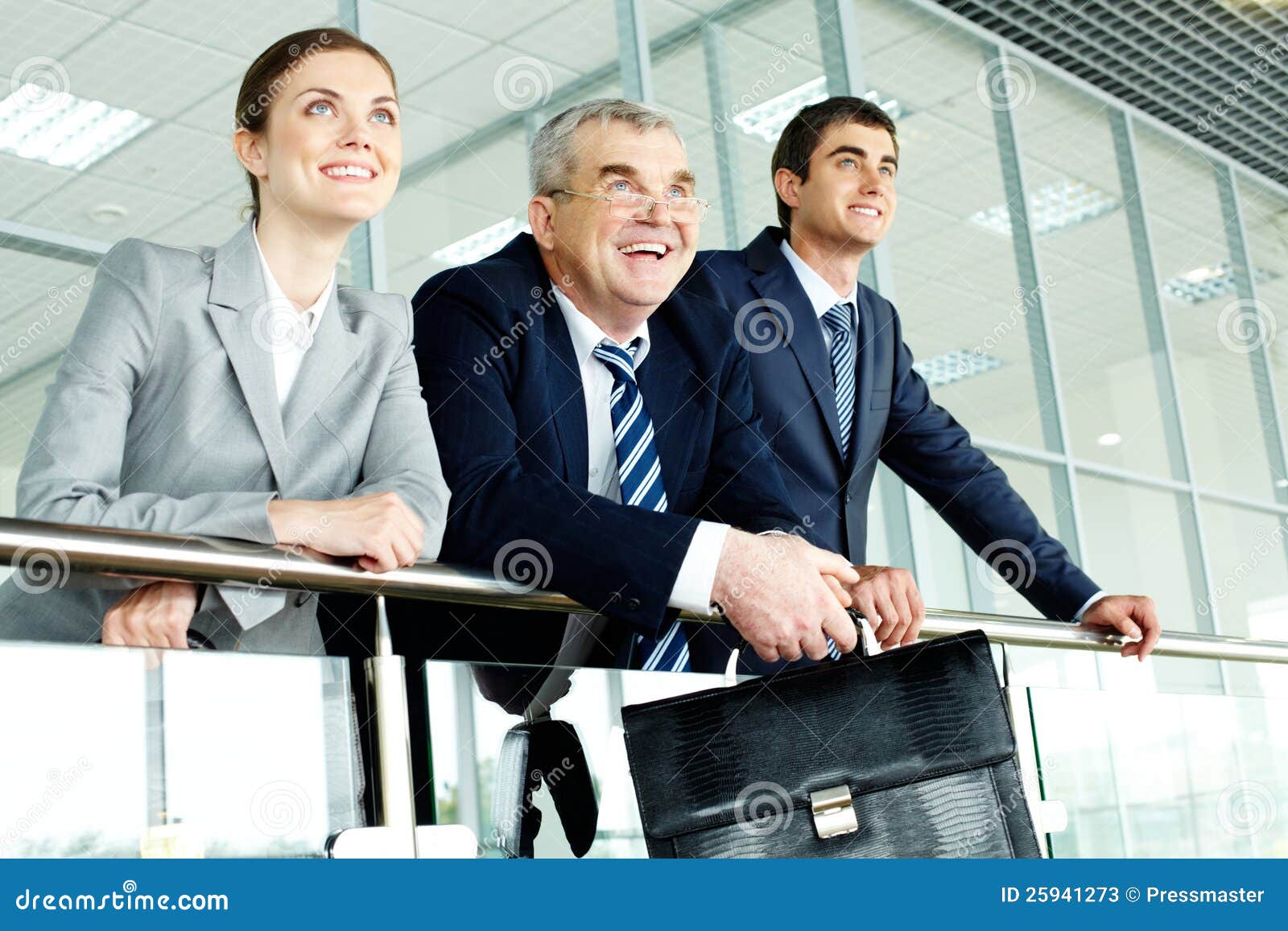 Happy partners stock image. Image of employer, holding - 25941273