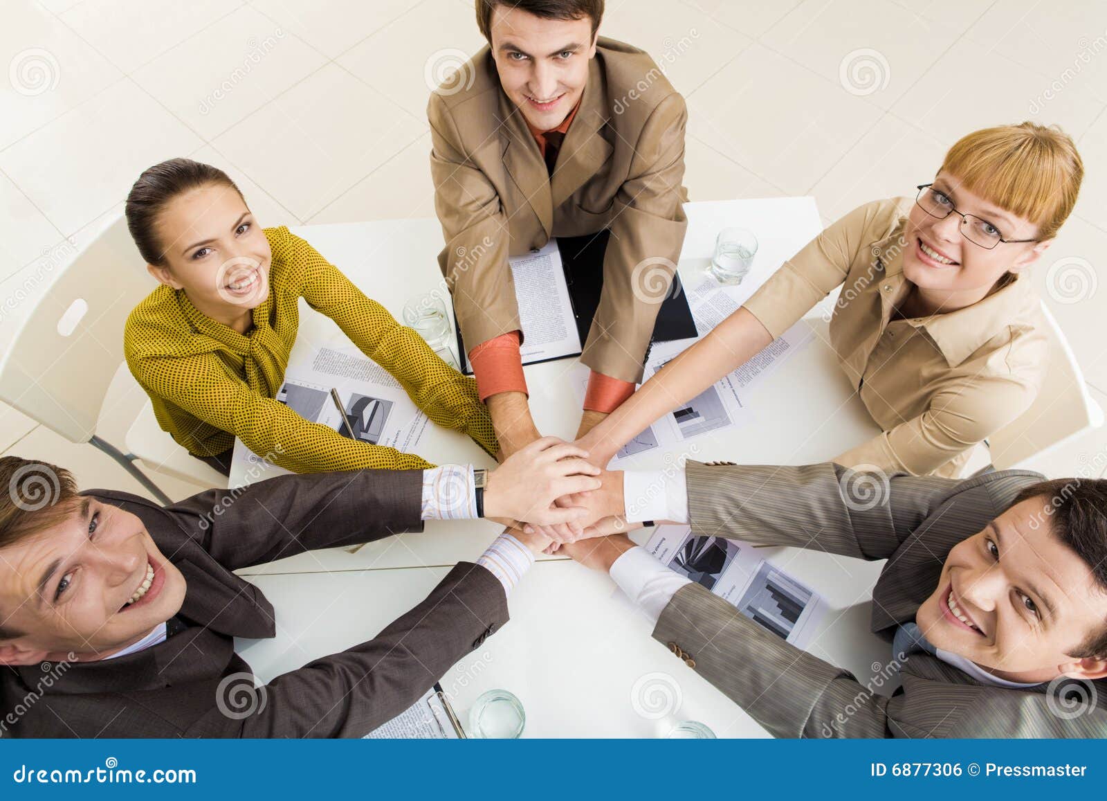 Happy partners stock photo. Image of businesspeople, friendship - 6877306