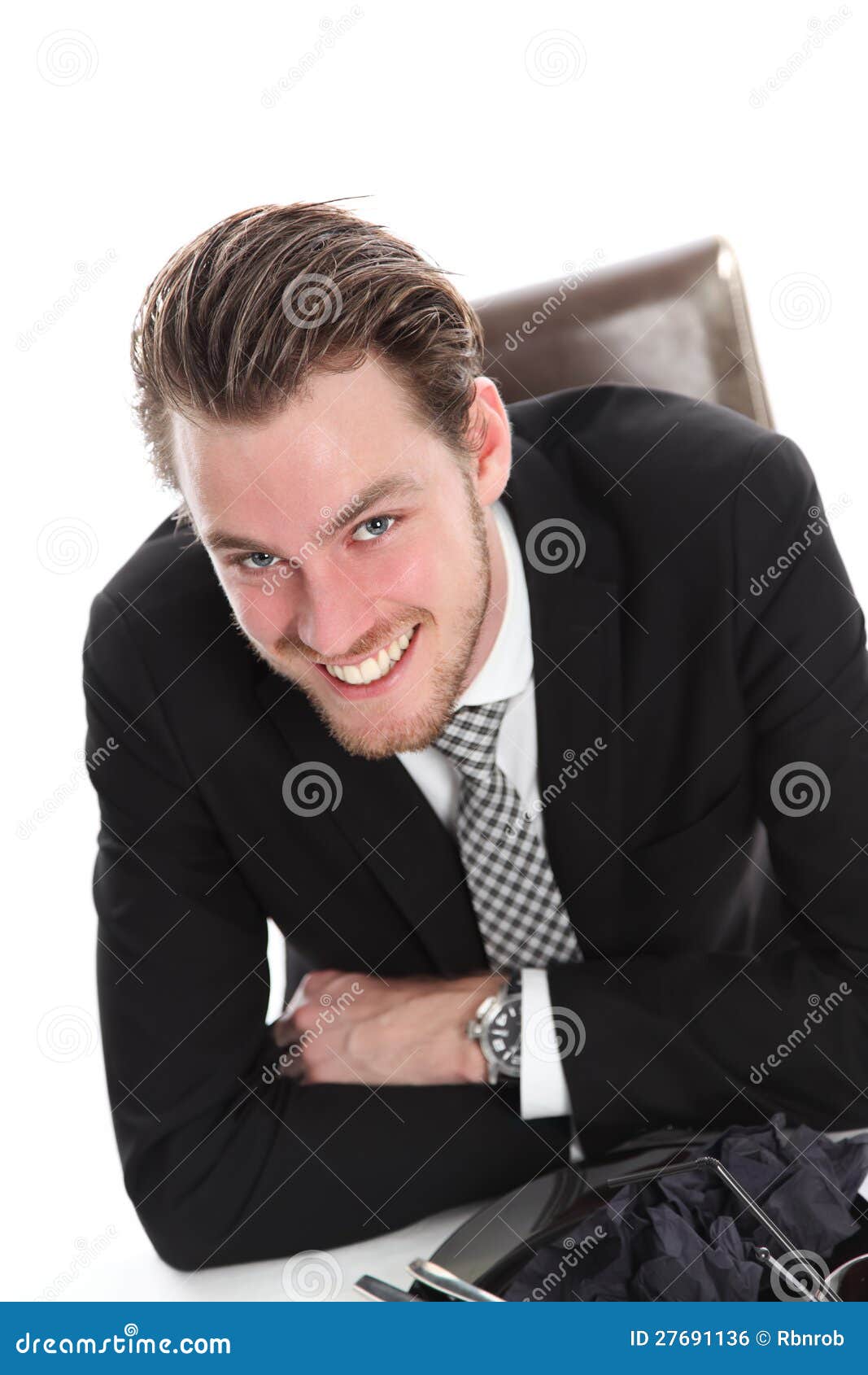 Happy party guy stock photo. Image of person, birthday - 27691136