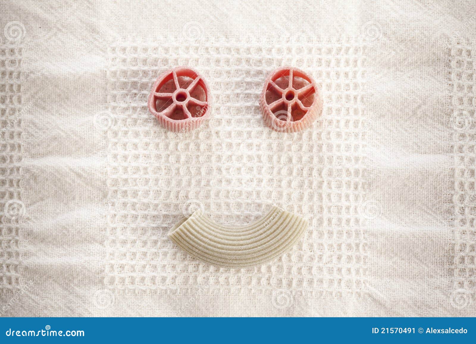Happy pasta face stock image. Image of napkin, pasta - 21570491