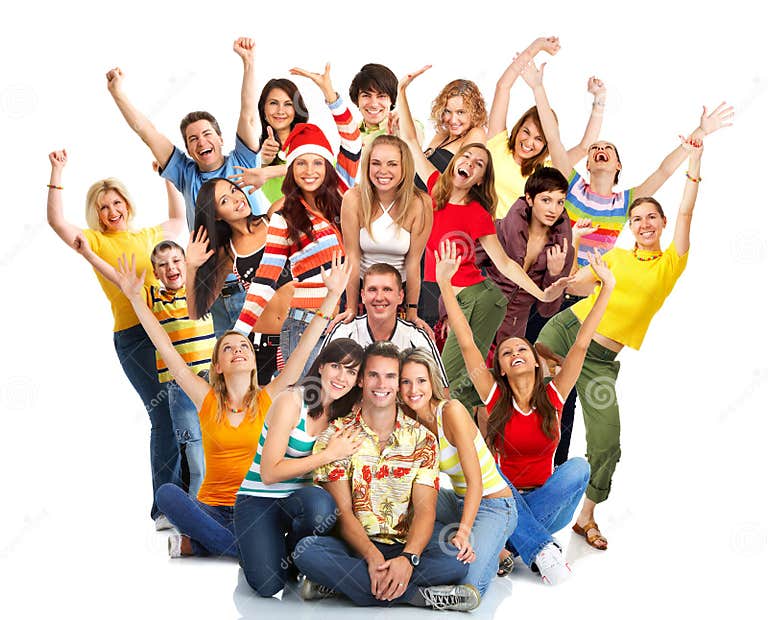 Happy people stock photo. Image of couple, group, gladness - 6506232