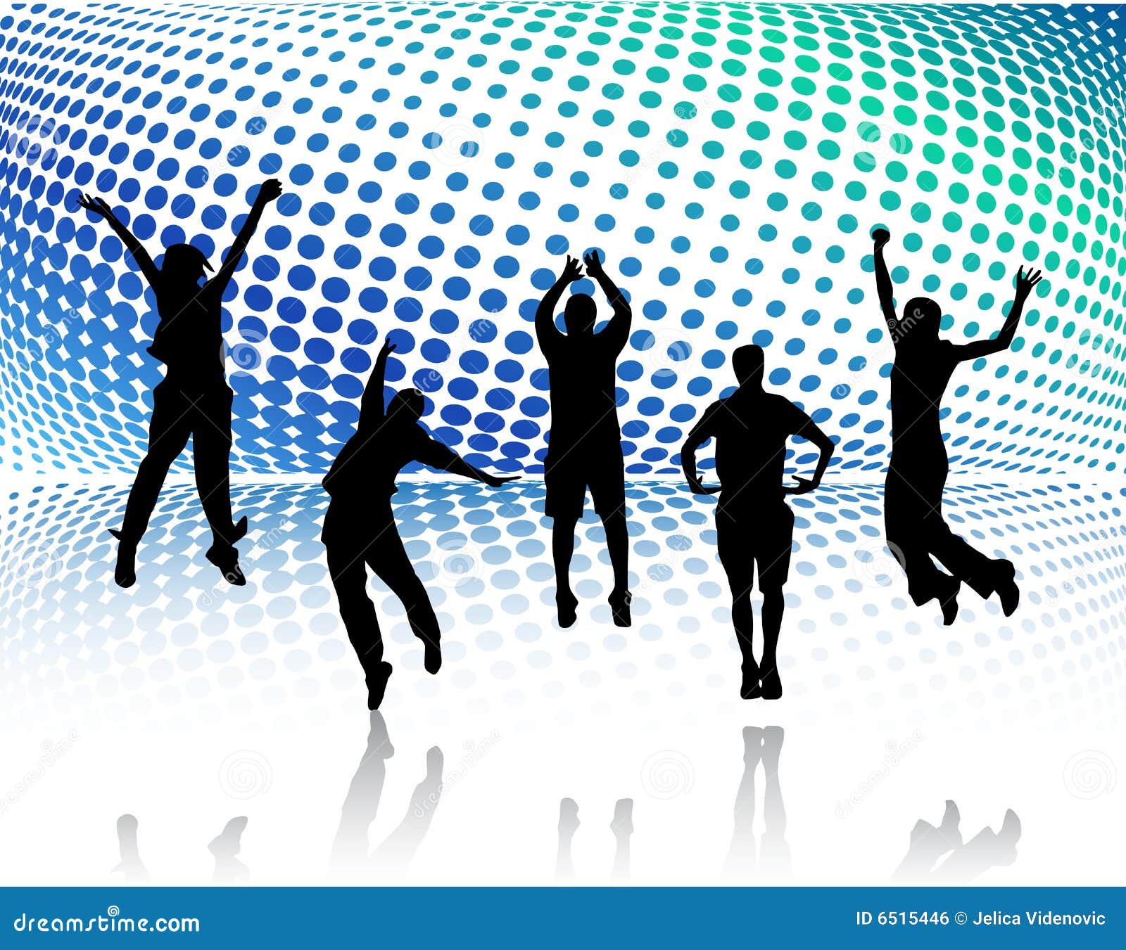 Happy people stock vector. Illustration of excitement - 6515446