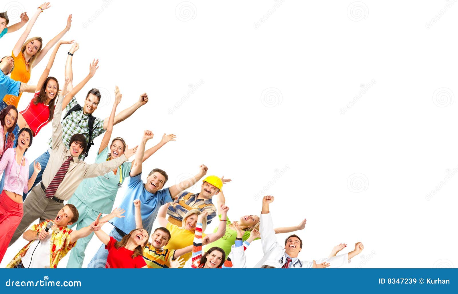 Happy people stock image. Image of beautiful, diversity - 8347239