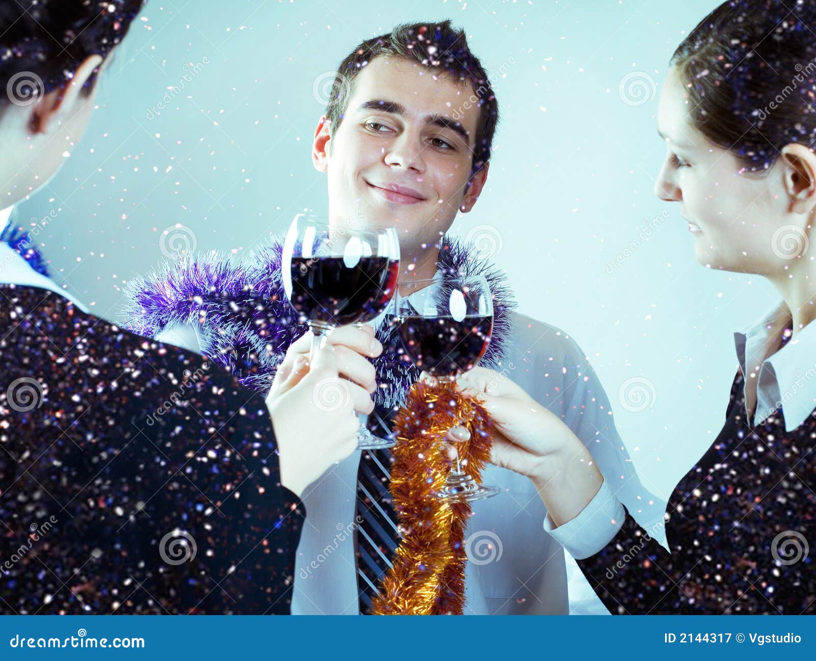 Happy people celebrating stock image. Image of drink, celebration - 2144317