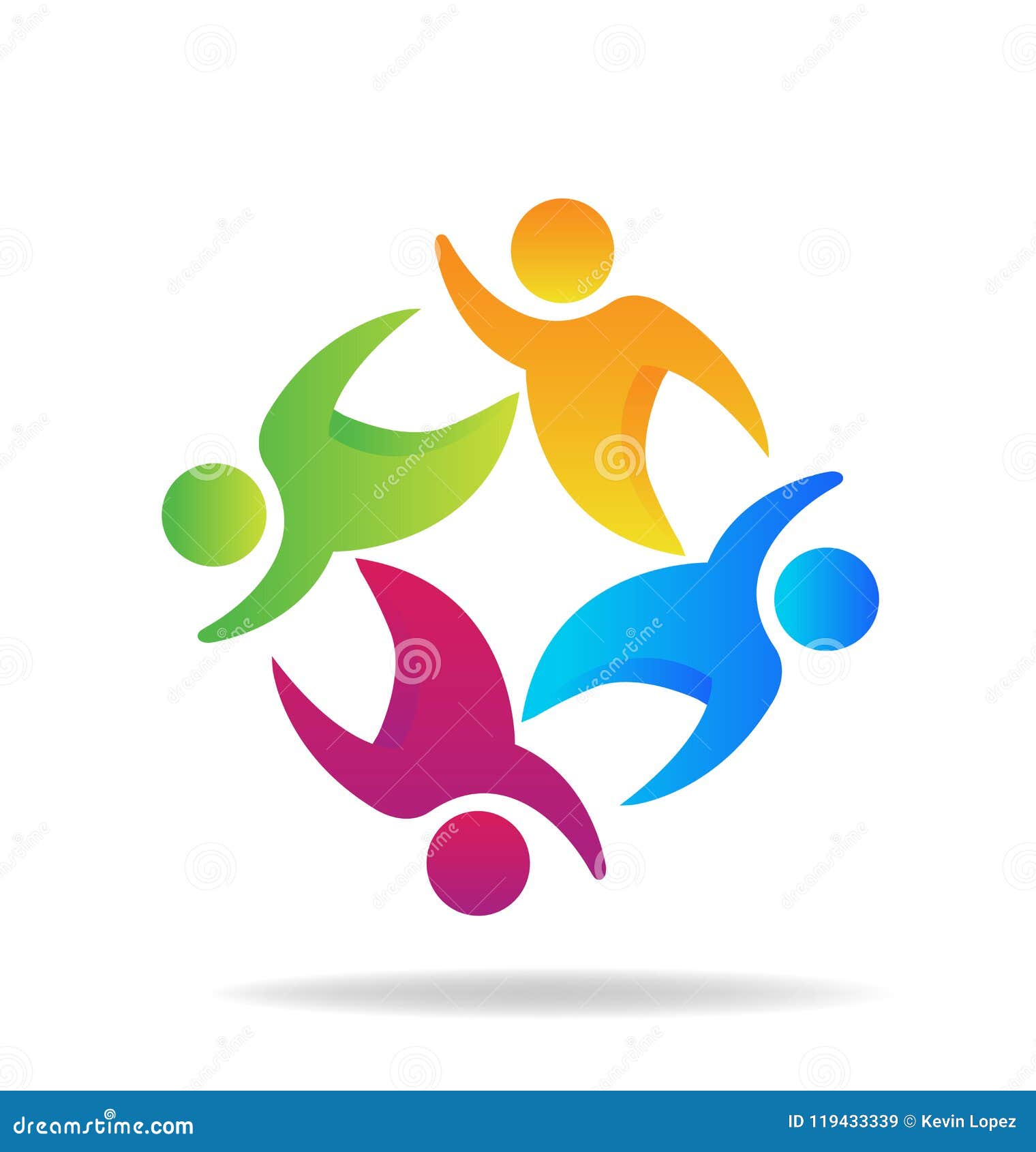 Happy People Group Team Vector Stock Vector - Illustration of people ...