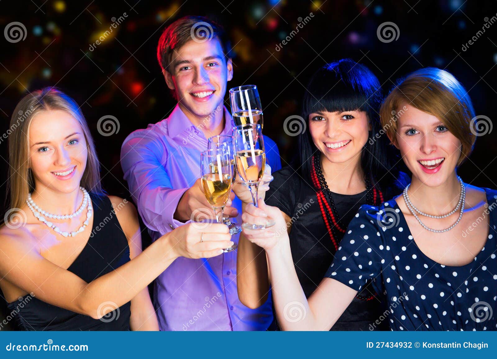 Happy people at party stock photo. Image of alcohol, holding - 27434932