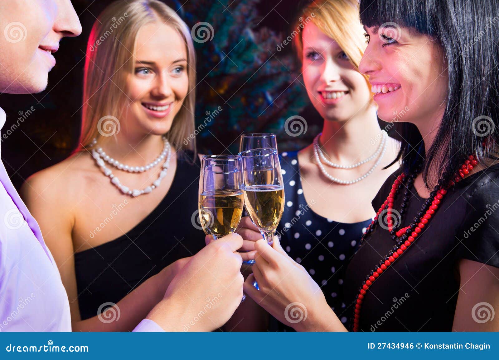 Happy people at party stock photo. Image of christmas - 27434946
