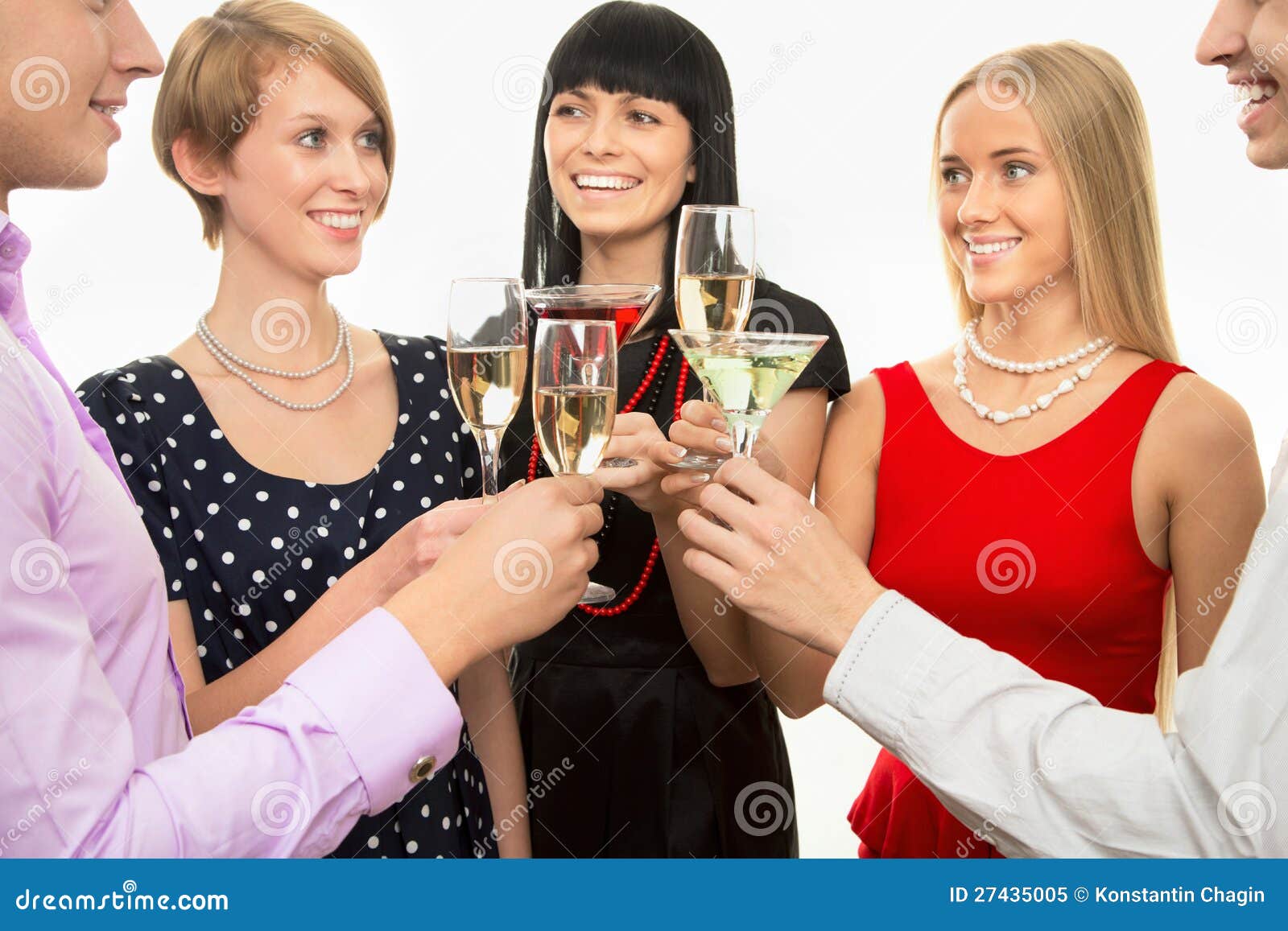 Happy people at party stock image. Image of champagne - 27435005