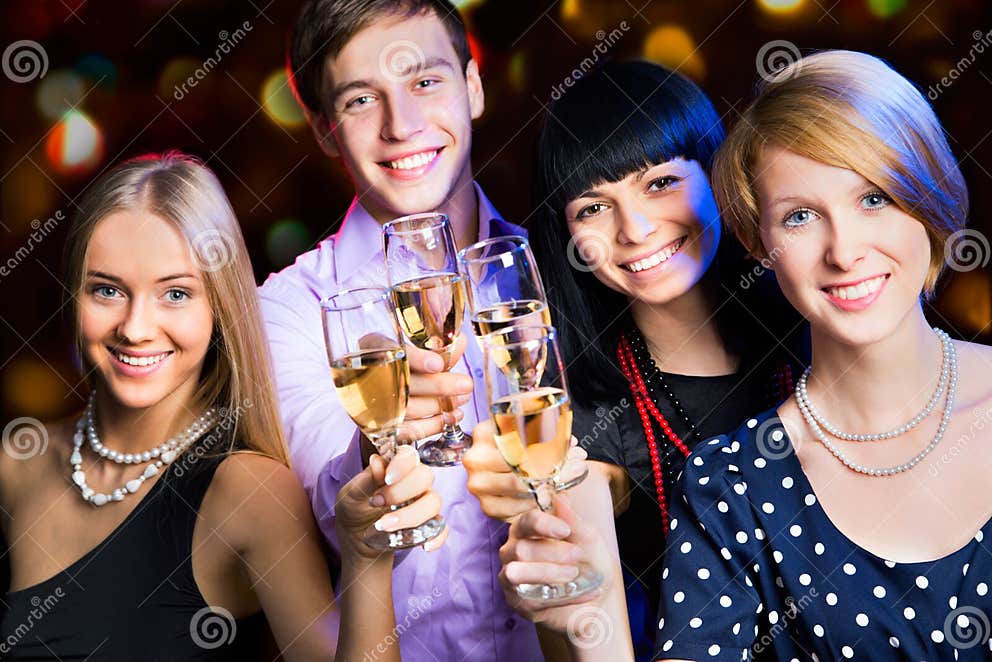 Happy people at party stock photo. Image of hands, gathering - 27435014
