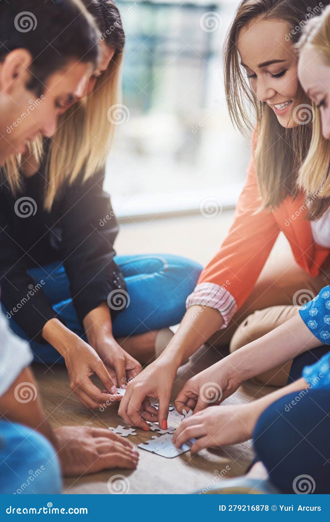 Happy, People and Puzzle for Teamwork, Support and Problem Solving of ...