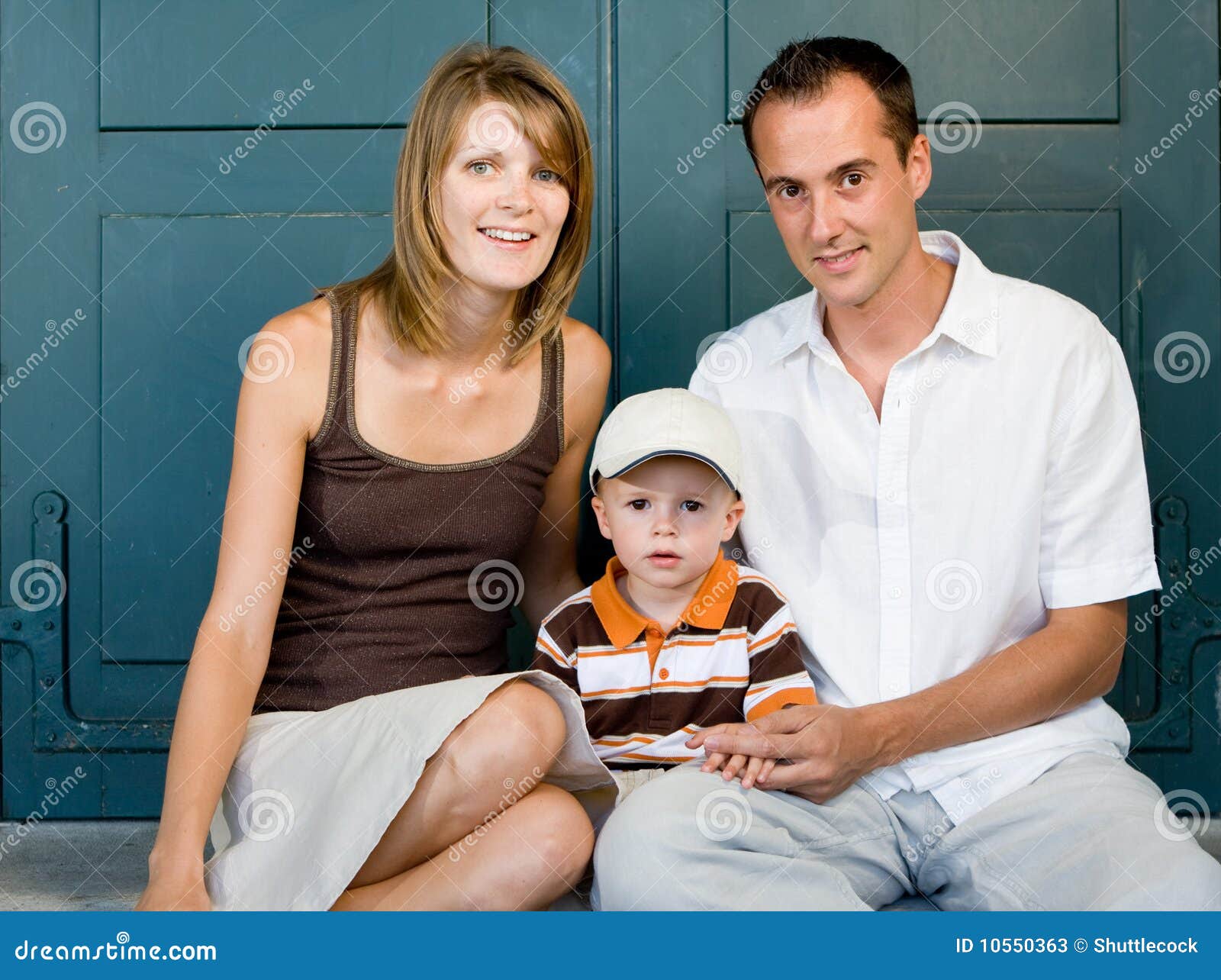 Happy perfect young family stock image. Image of love - 10550363