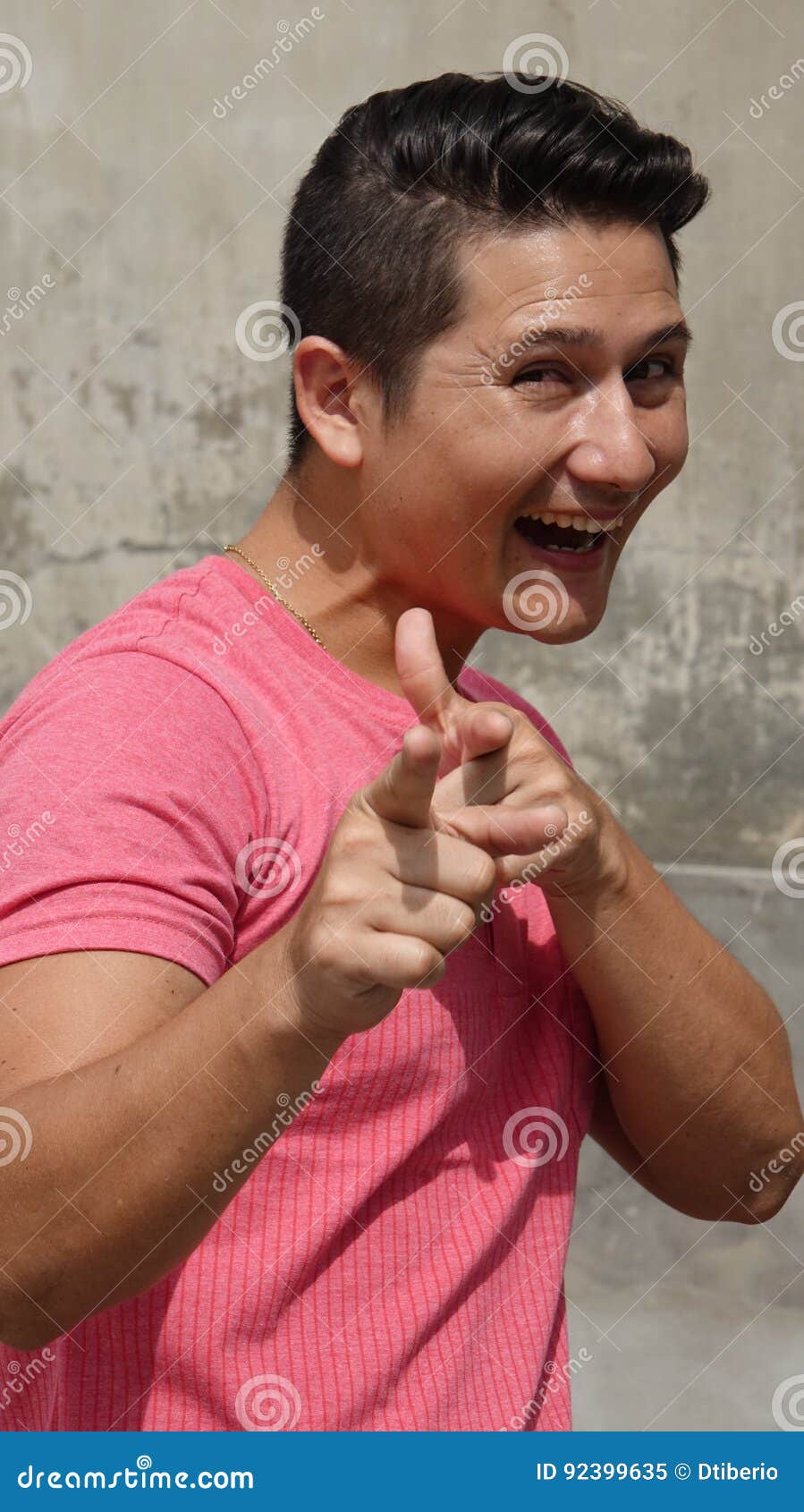 Happy Person Pointing stock image. Image of happy, happiness - 92399635