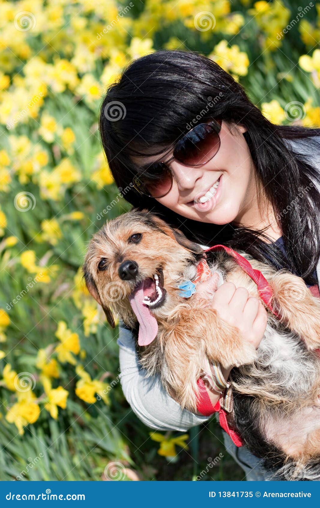Happy Pet Owner stock image. Image of beatiful, adorable - 13841735