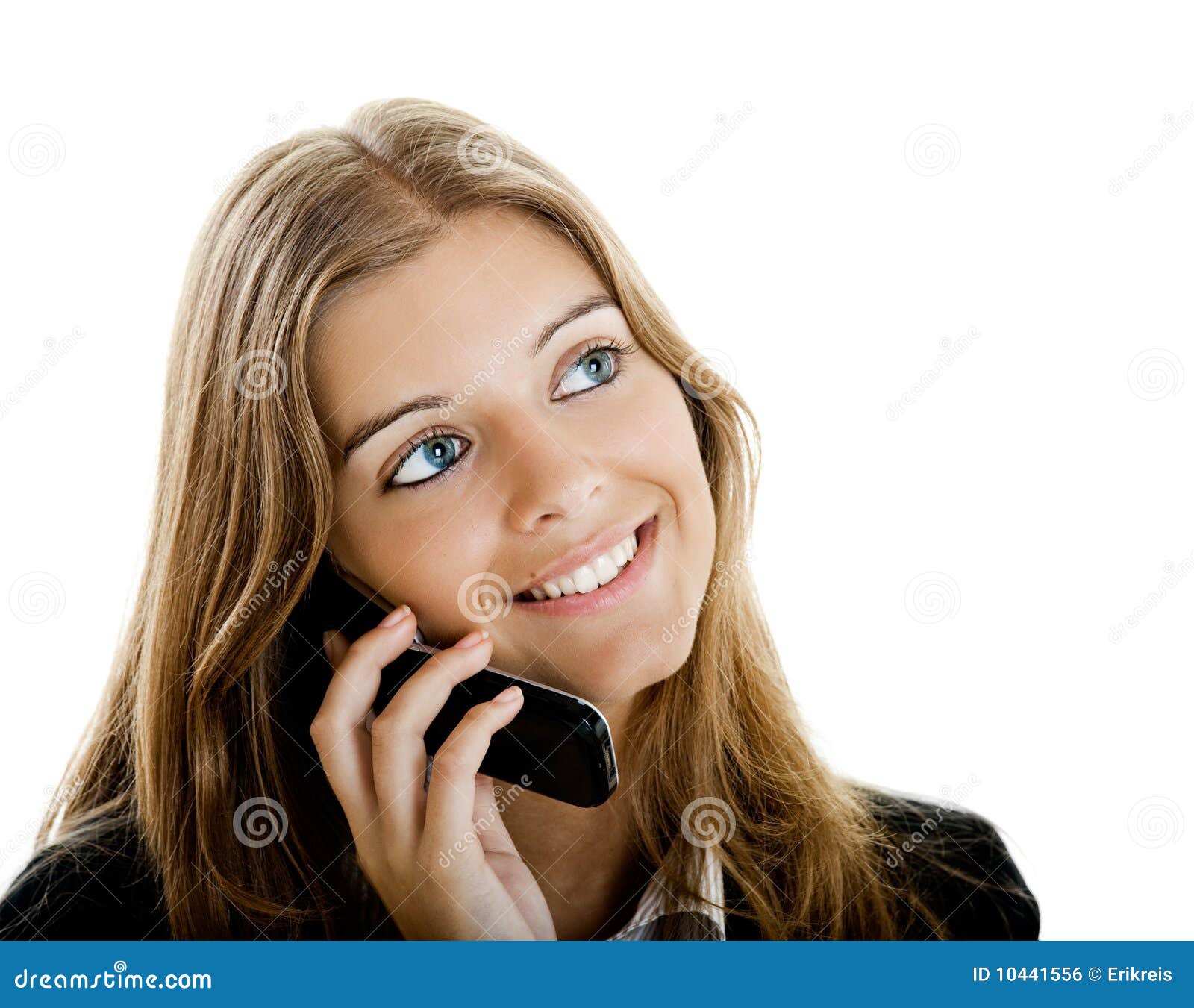 Happy Phone Call stock photo. Image of happy, cheerful - 10441556