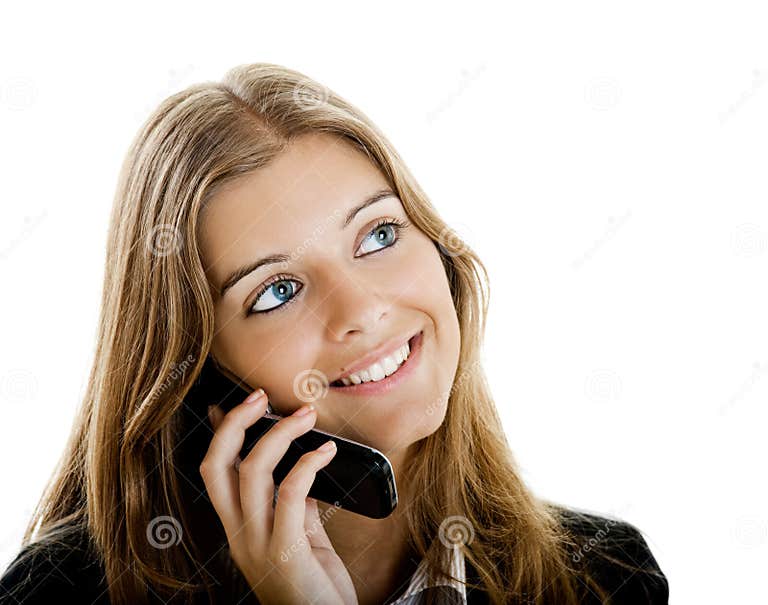 Happy Phone Call stock photo. Image of happy, cheerful - 10441556