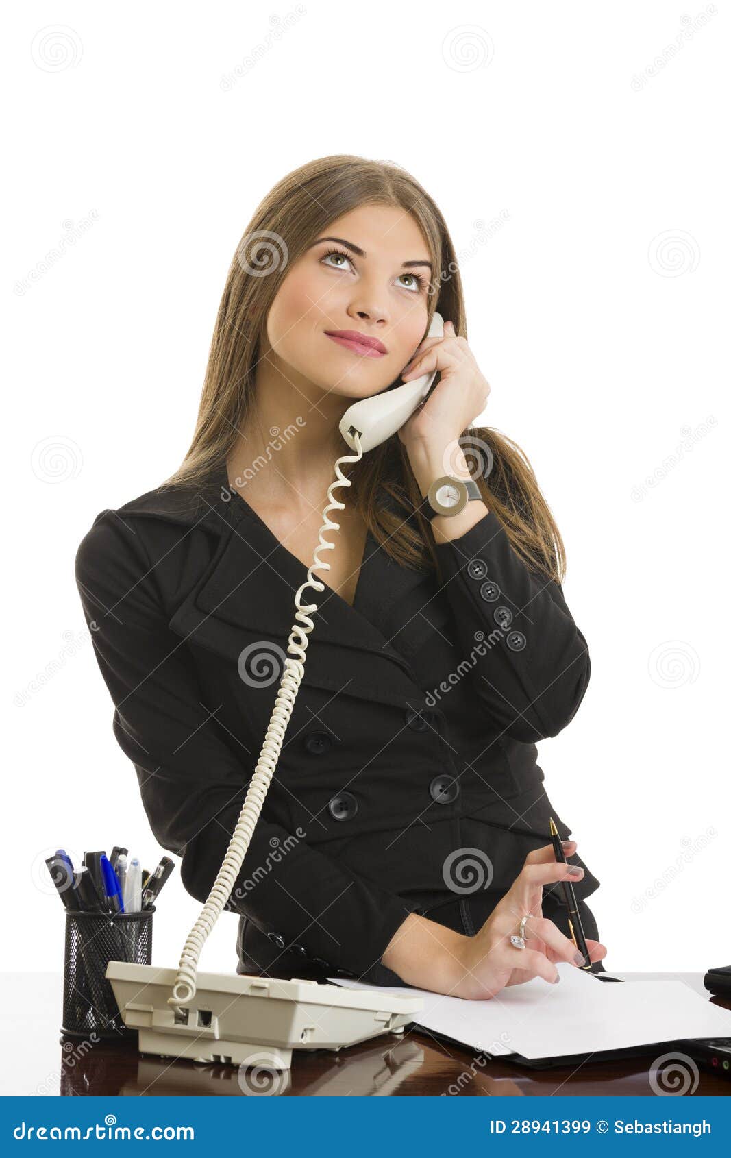 Happy phone conversation stock image. Image of leadership - 28941399