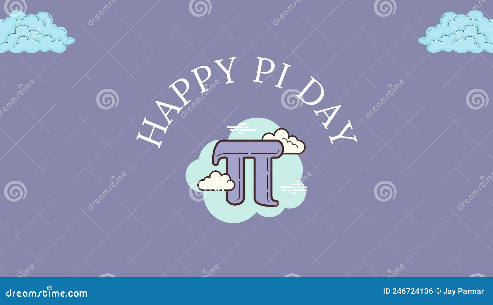 Happy Pi Day (Facebook Cover Stock Illustration - Illustration of text ...