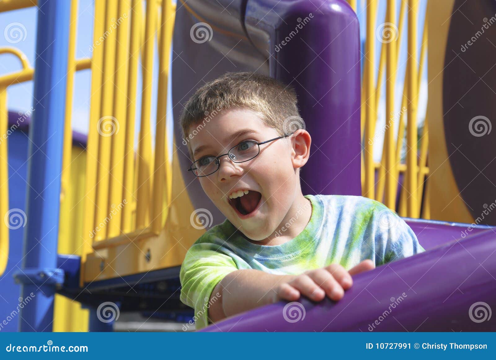 Happy at the playground stock image. Image of playground - 10727991