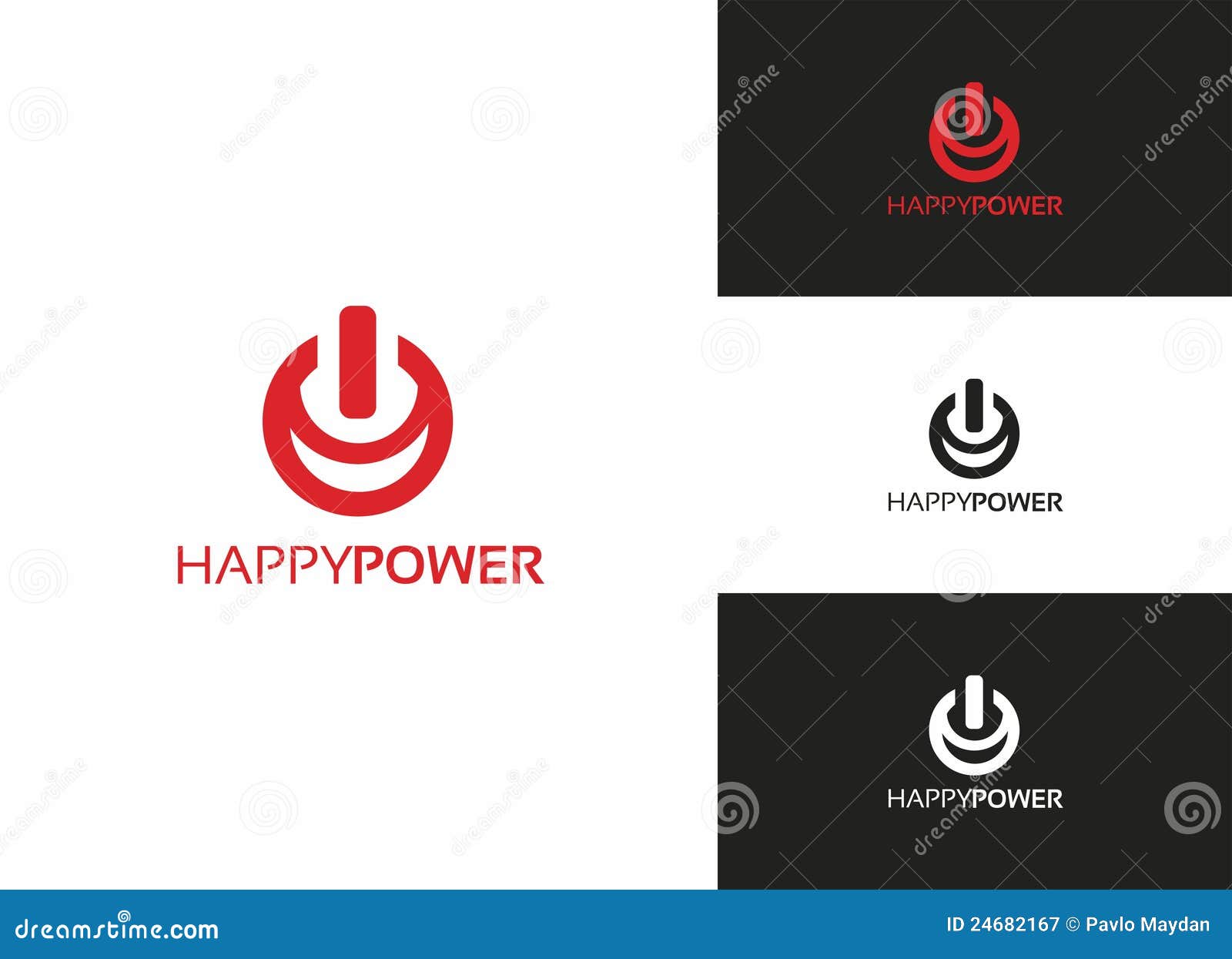 Happy Power stock vector. Illustration of element, concept - 24682167