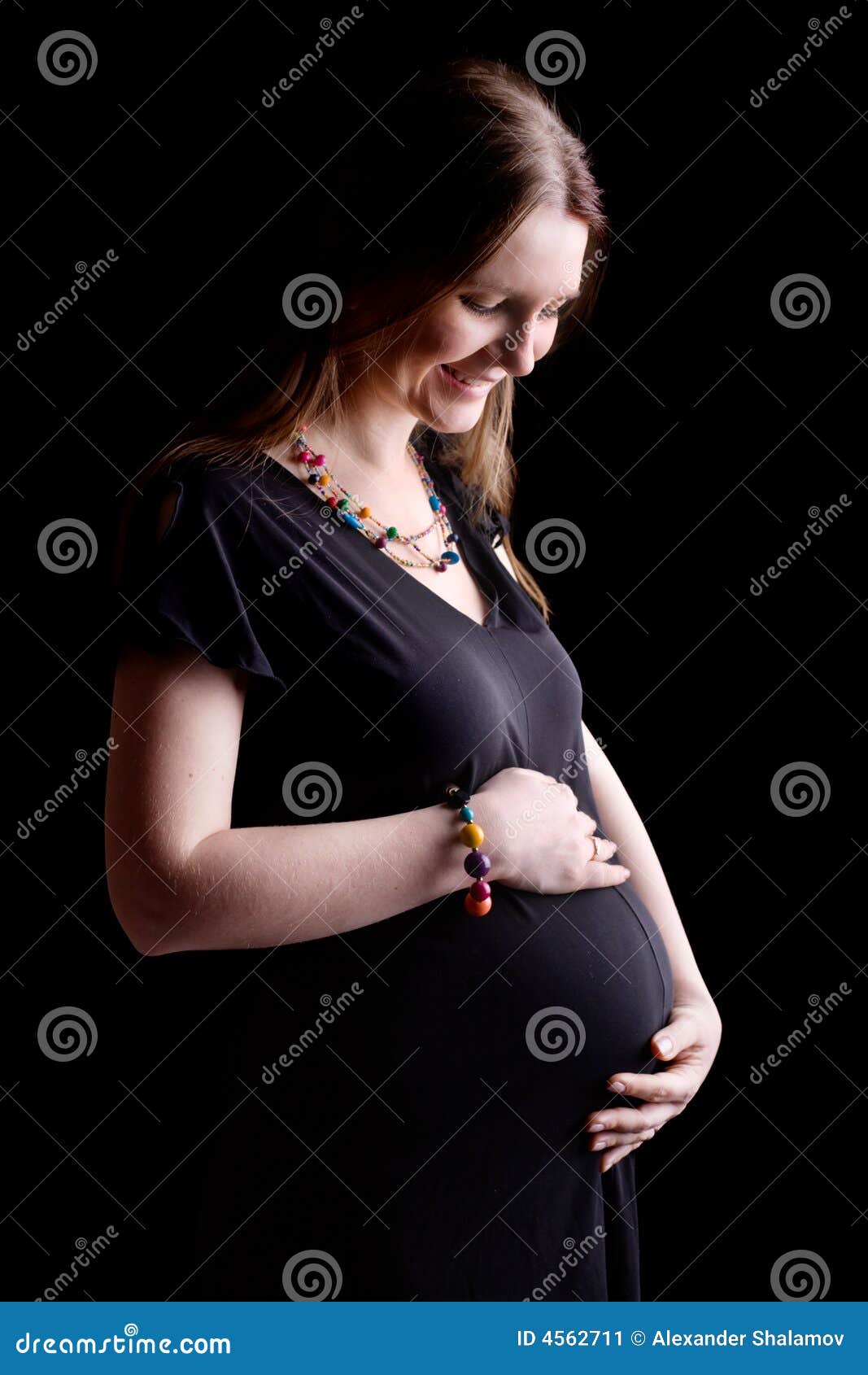 Happy pregnancy stock image. Image of lady, attractive - 4562711