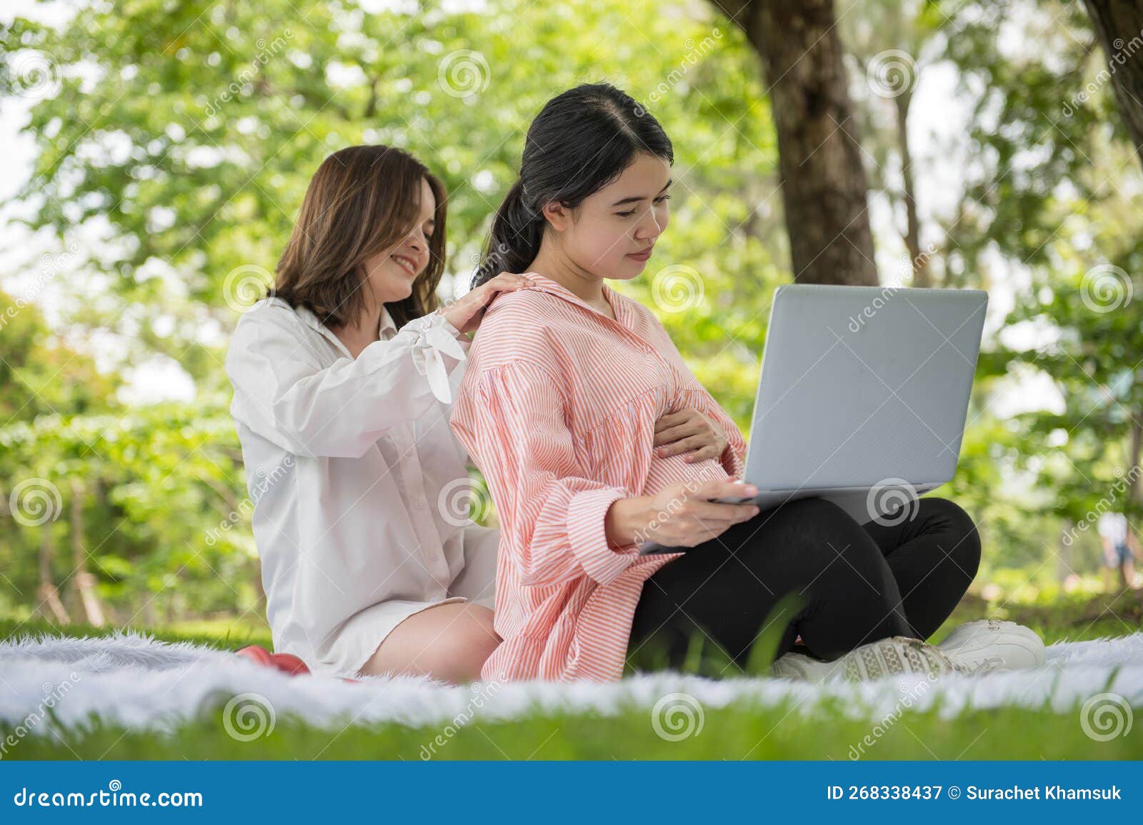 Happy Pregnant Lesbian Couple in the Garden Stock Image - Image of home ... Happy Pregnant Lesbian Couple in the Garden Stock Image - Image of home ...