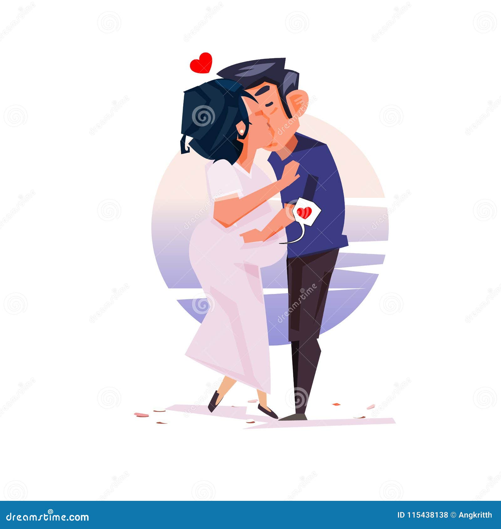 A Pregnant Hispanic Woman With An Arm Prosthetics A Pregnant Amputee Vector Image