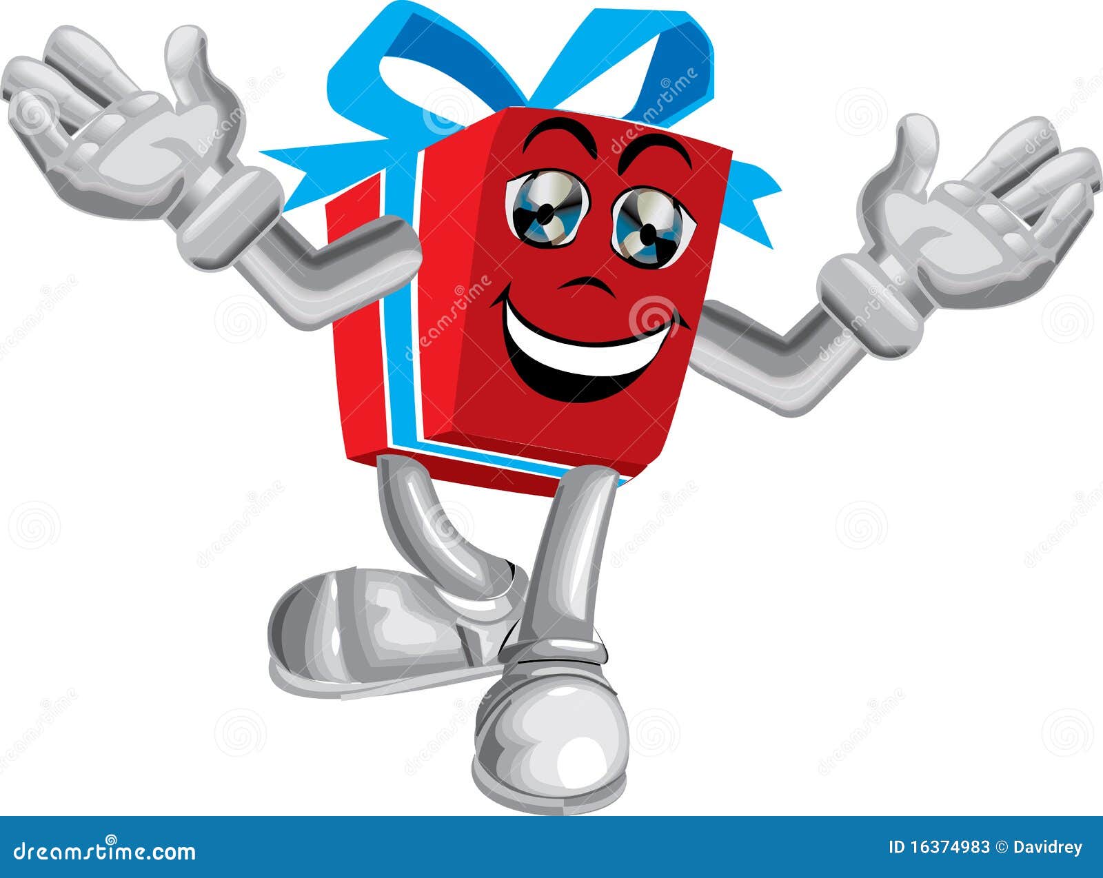 Happy present stock vector. Illustration of christmas - 16374983