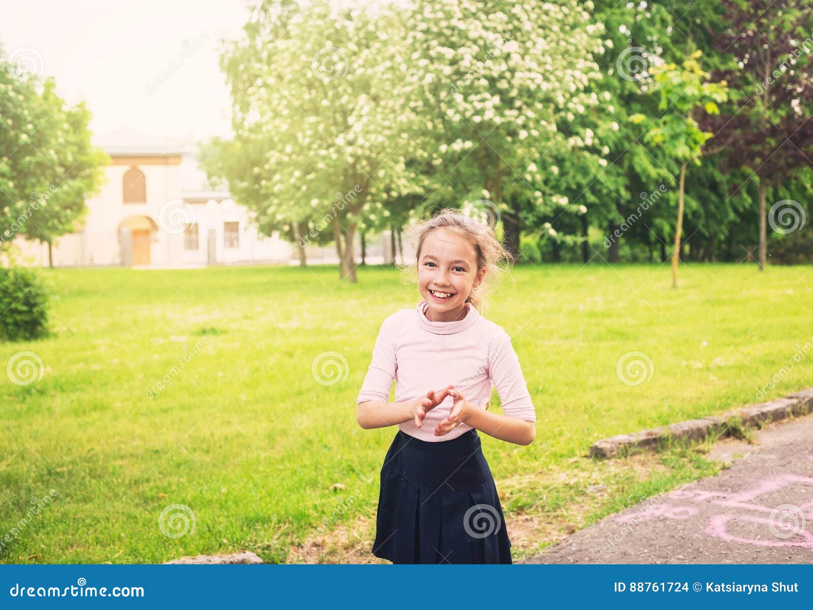 Happy Preteen Girl Stock Image 10229329